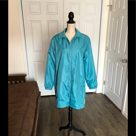 totes | Jackets & Coats | Vintage Totes Turquoise Rain Jacket | Poshmark
